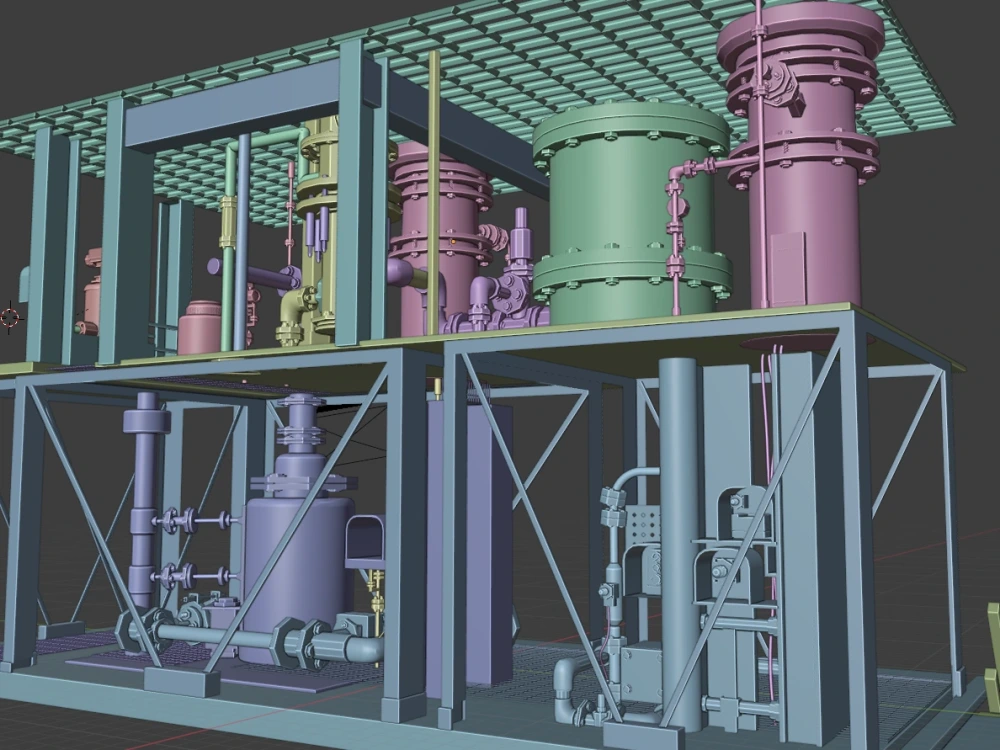 A detailed hard surface 3d model | Upwork