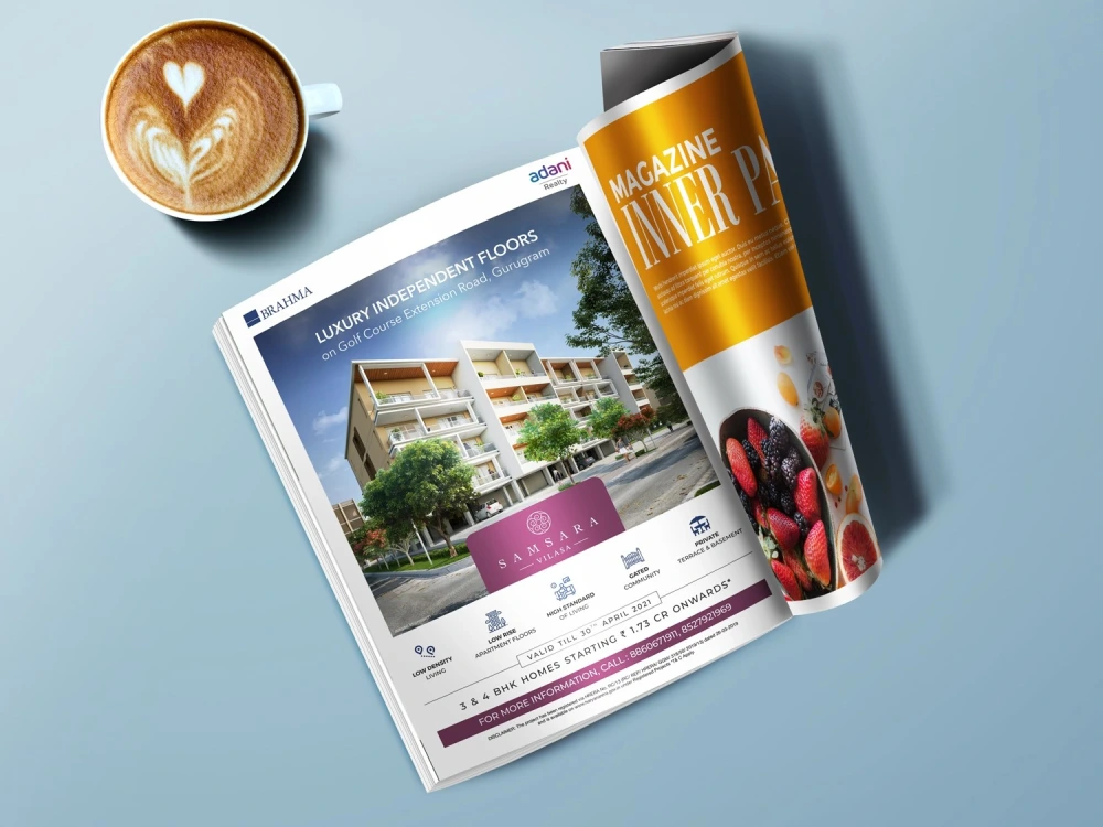 A creative magazine ad, social ad design | Upwork