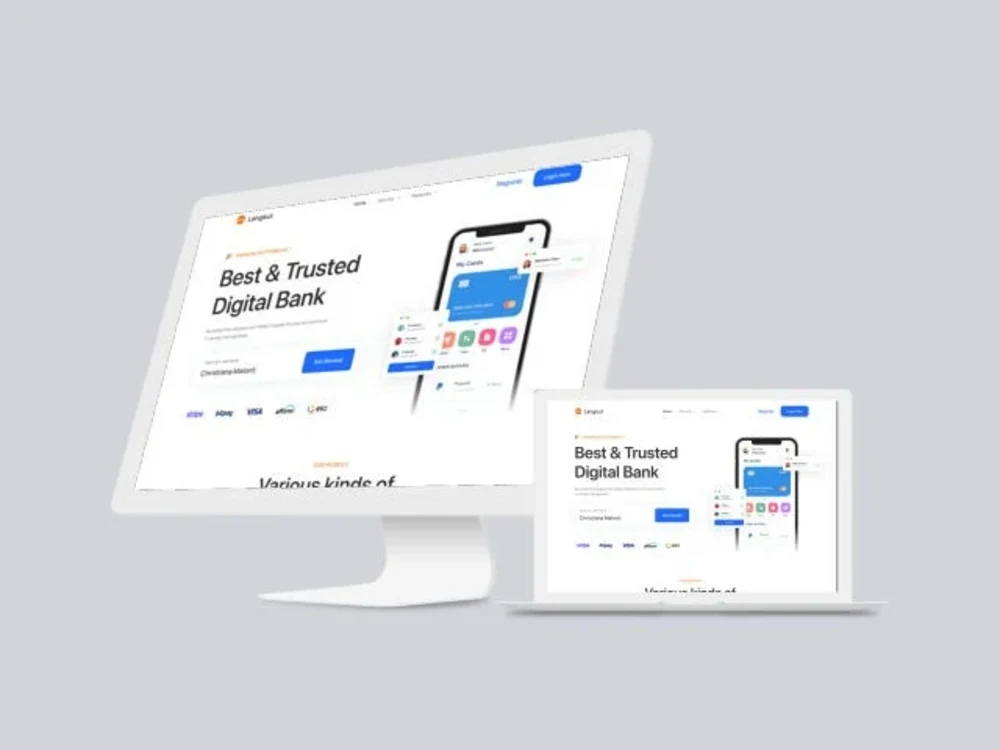 A stunning website design/landing page design/website template design ...