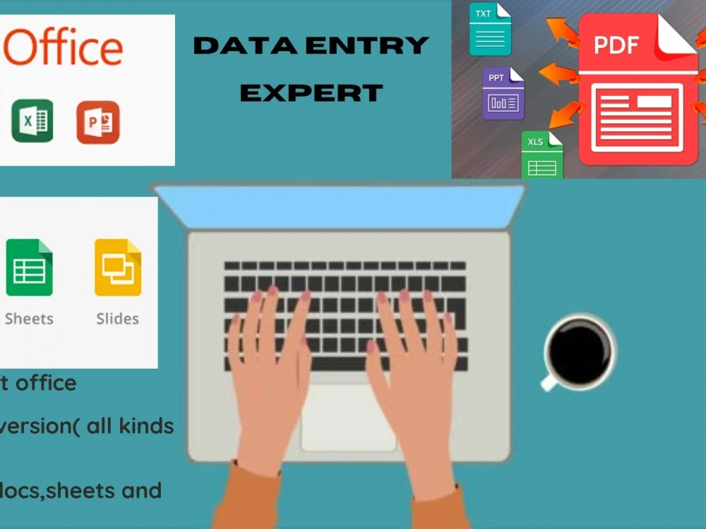 A fantastic Excel data entry, Manual word typing and File conversion | Upwork