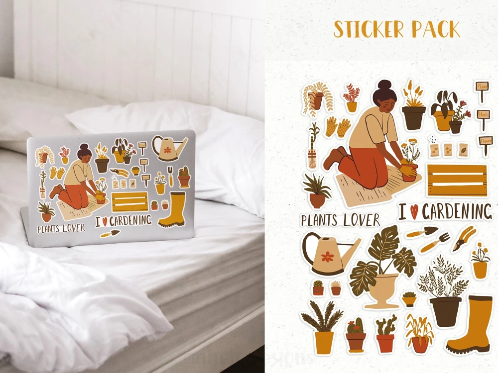 A sticker pack ready to print | Upwork