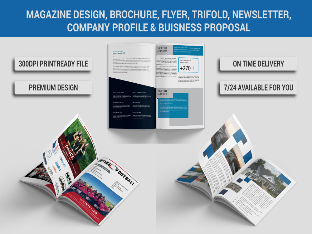 Magazine Design – Company Profile – Catalog Design – Brochure ...