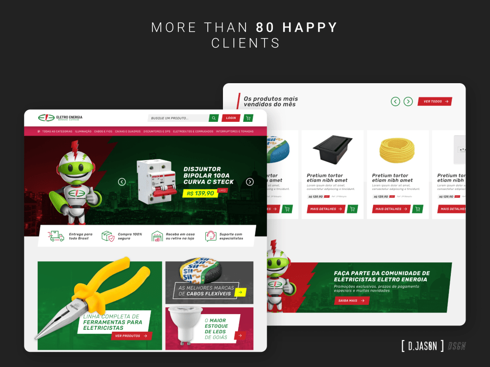 A Responsive Website Design in Figma with interactive prototype mockup ...