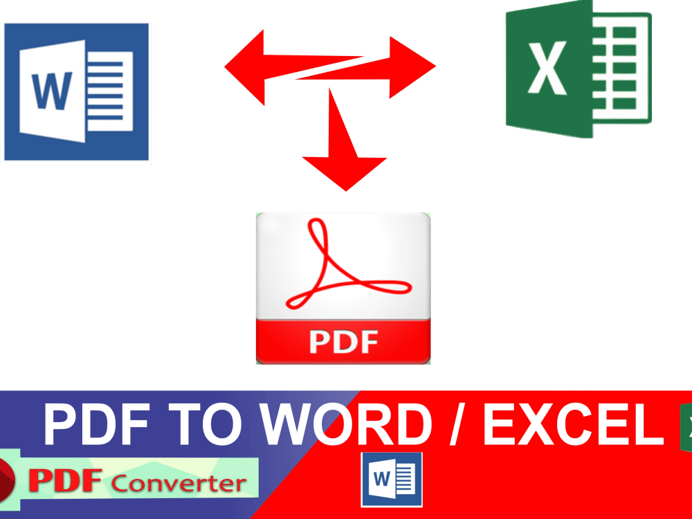 Your documents typed on Microsoft Word / Excel or converted to PDF | Upwork