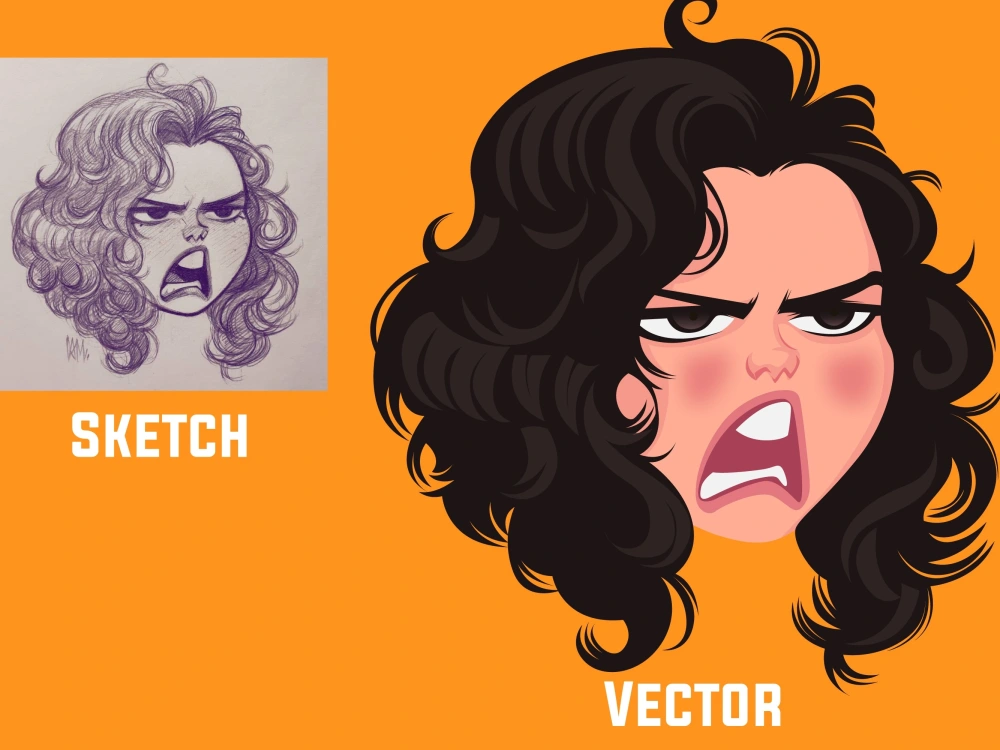 Convert your Sketch, Hand Drawing to Professional Vector Art ...
