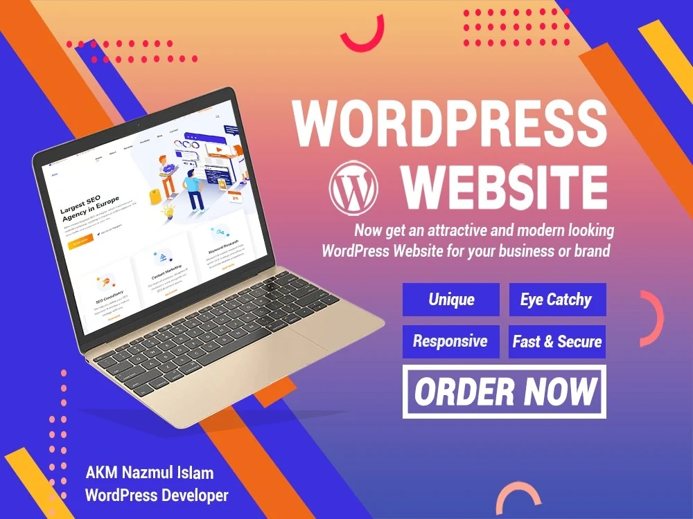 Responsive Business WordPress Website Design and Blogs | Upwork