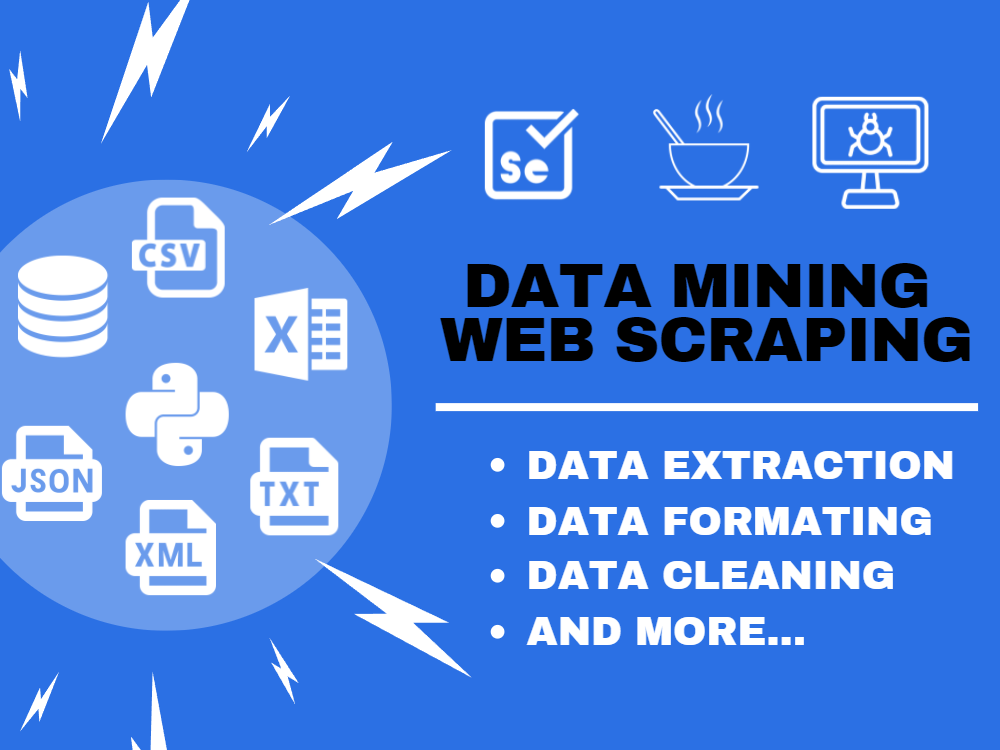 A script that extract, mine and scrape data from any website | Upwork
