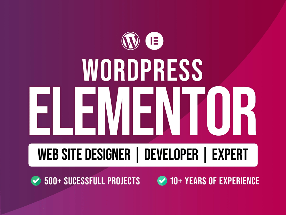Elementor Pro | Elementor Designer | Elementor Expert | Elementor Developer | Upwork