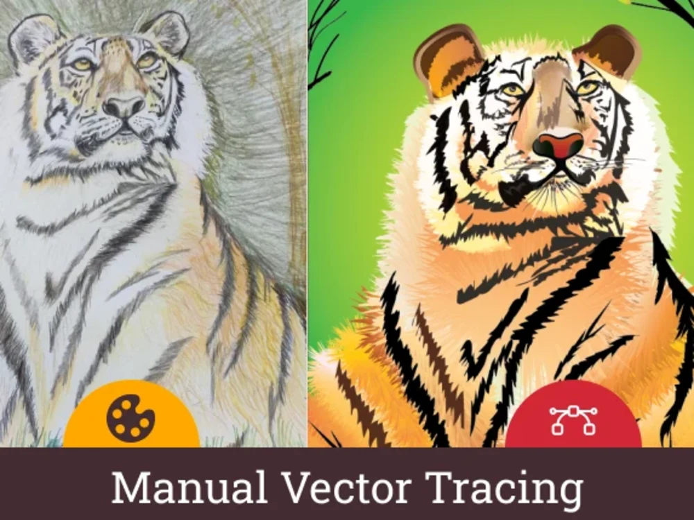 Logo vector, Vector tracing, convert image to high-quality vector | Upwork