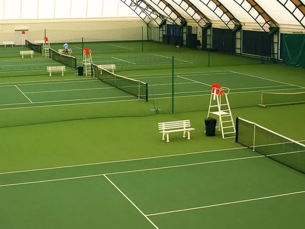 Tennis Court lighting design, calculation and rendering visualization ...