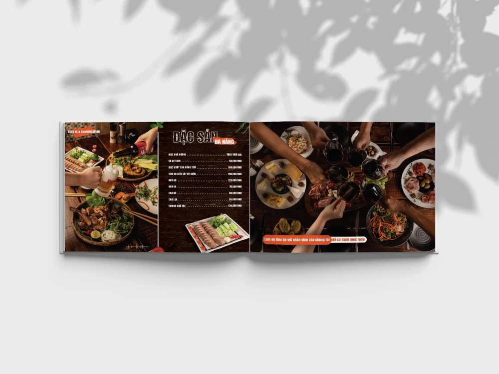 Create modern original food, bar, restaurant menu | Upwork
