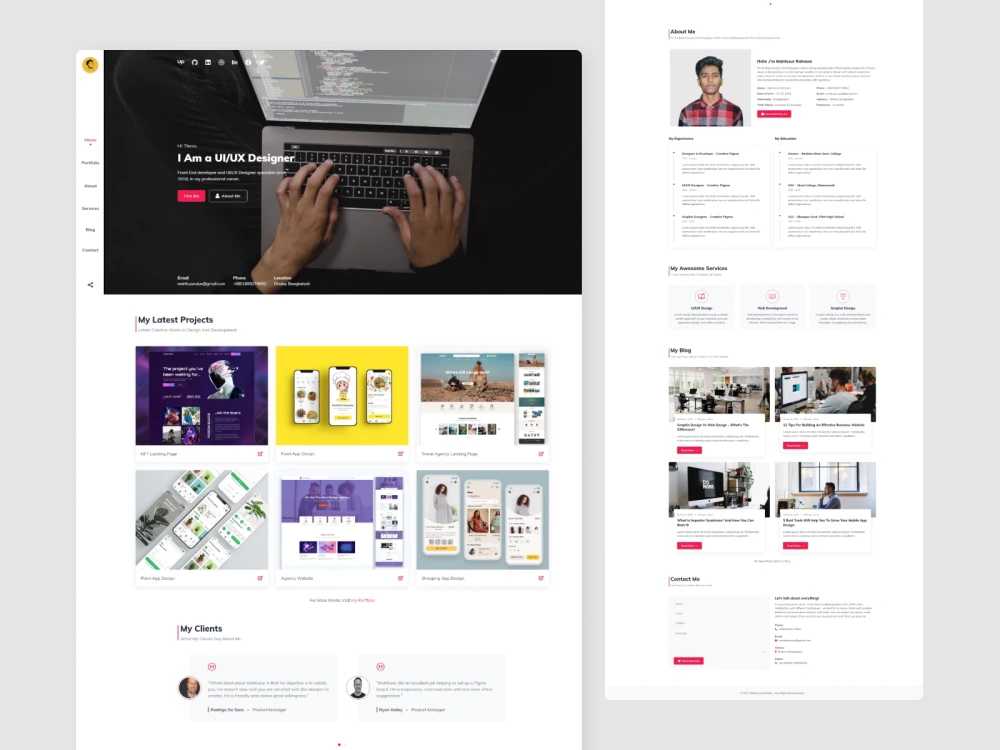 Website ui/ux design, user interface, wireframes, and prototypes | Upwork