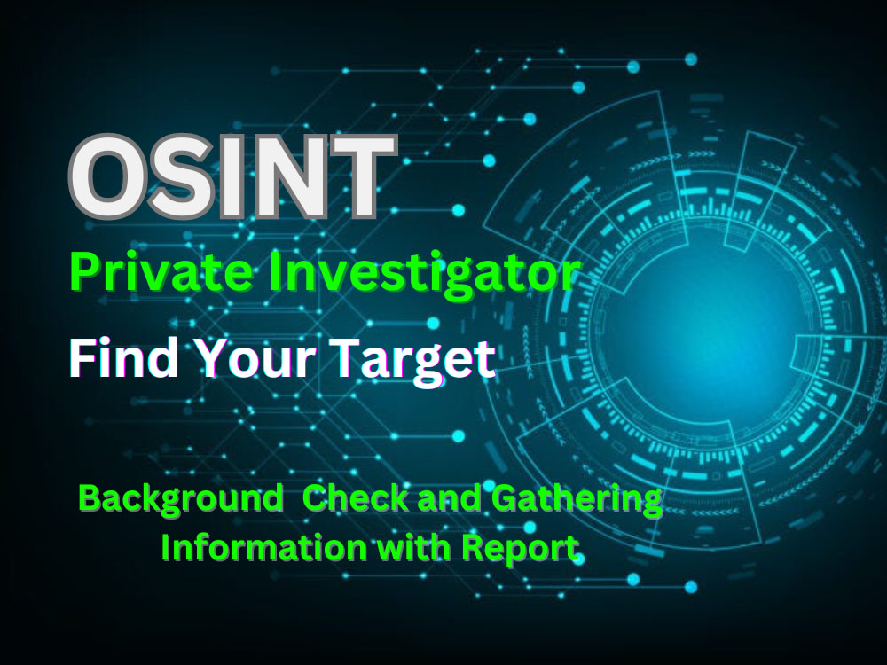 A Private Investigator, OSINT detective and Background Checker | Upwork