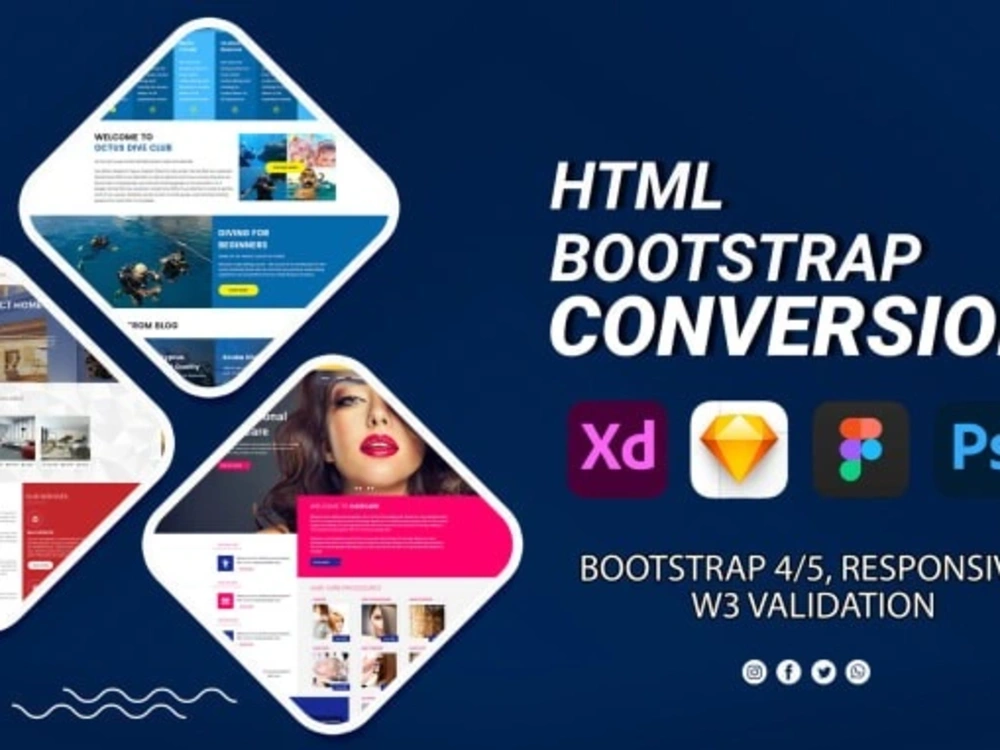 Responsive Front End Web Application(HTML/CSS/JavaScript) For Your Website | Upwork