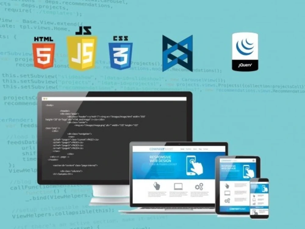 Responsive Front End Web Application(HTML/CSS/JavaScript) For Your ...