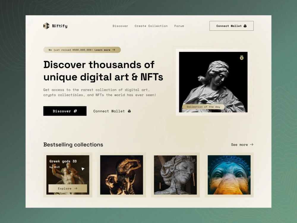 A premium Website UI Designed in Figma | Upwork