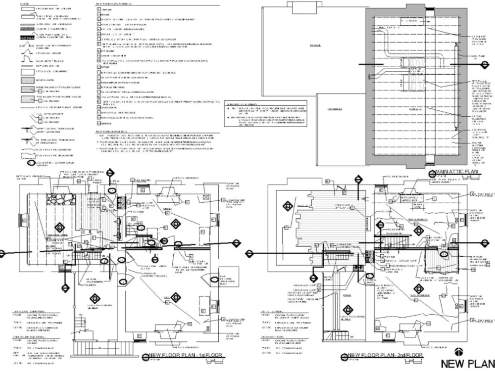 Detailed floor plans, site plans, sections or elevations done in ...