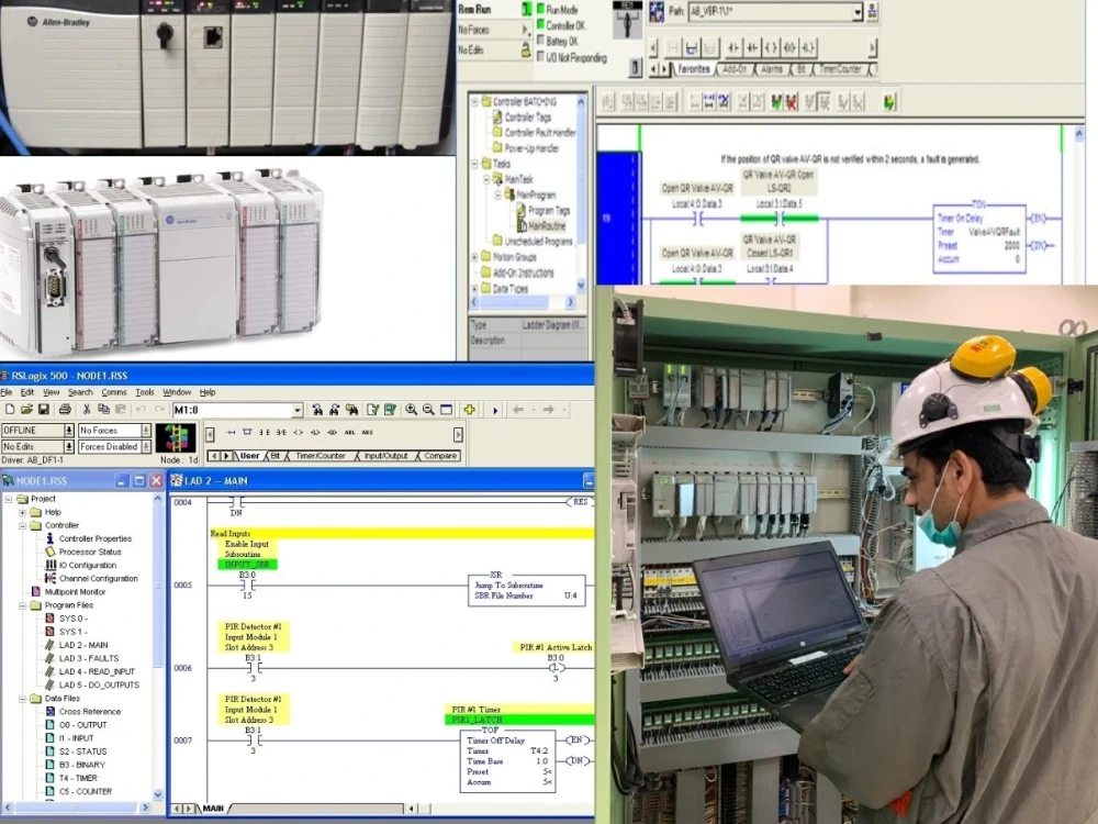 Solution for PLC logix 5000 slc 500 studio 5000 intouch hmi, Siemens ...