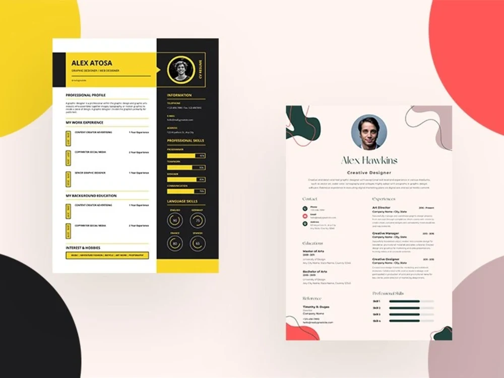 A professional and creative resume or cv | Upwork