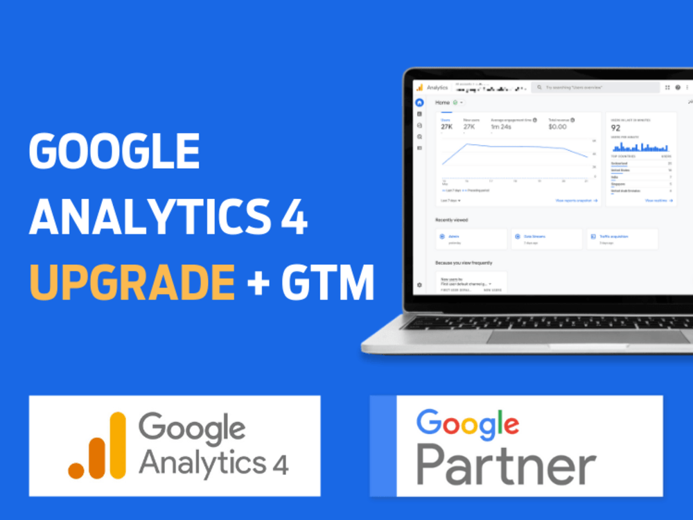 Complete Google Analytics 4 Migration (GA4) + GTM | Upwork