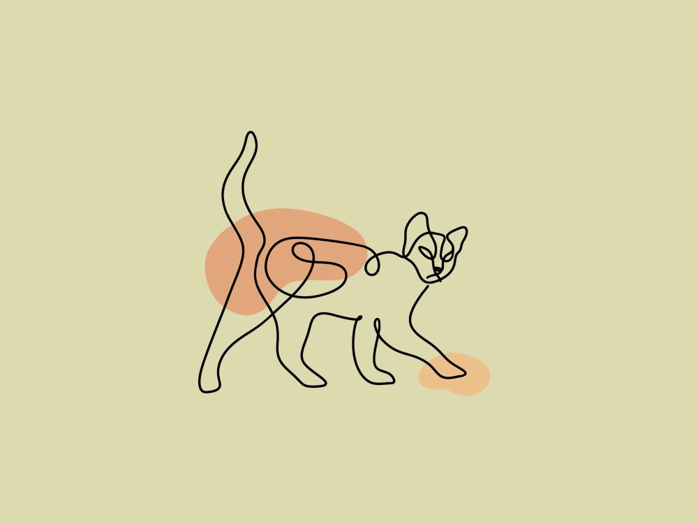 An illustration in one-line art style. | Upwork