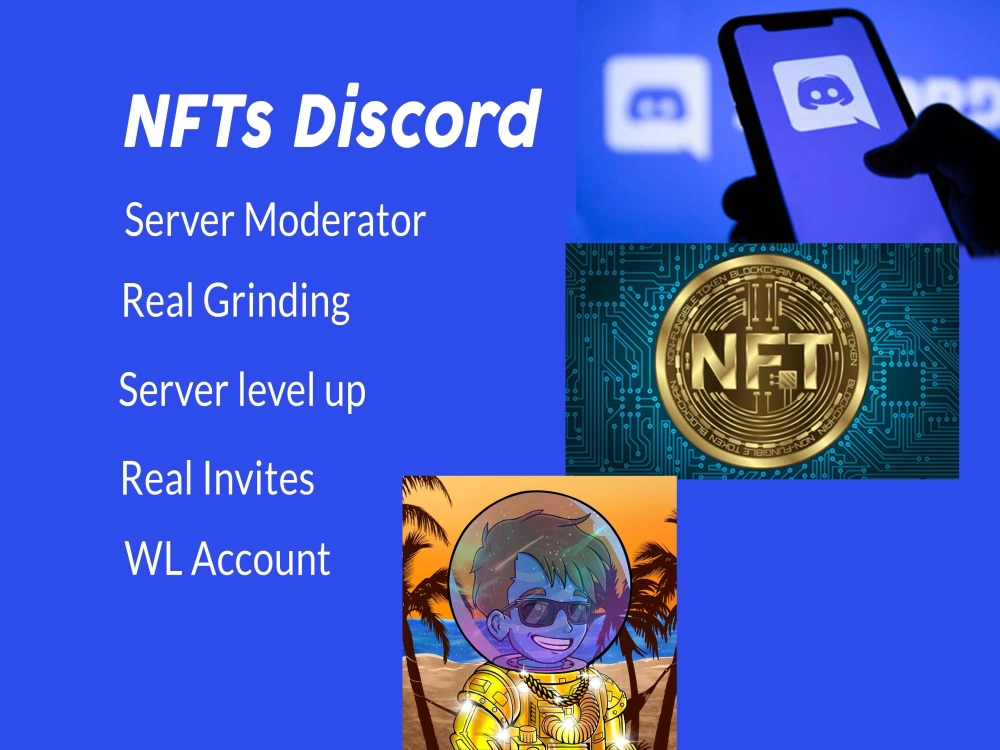 Discord server moderator, WL account services, Discord Server Creation ...