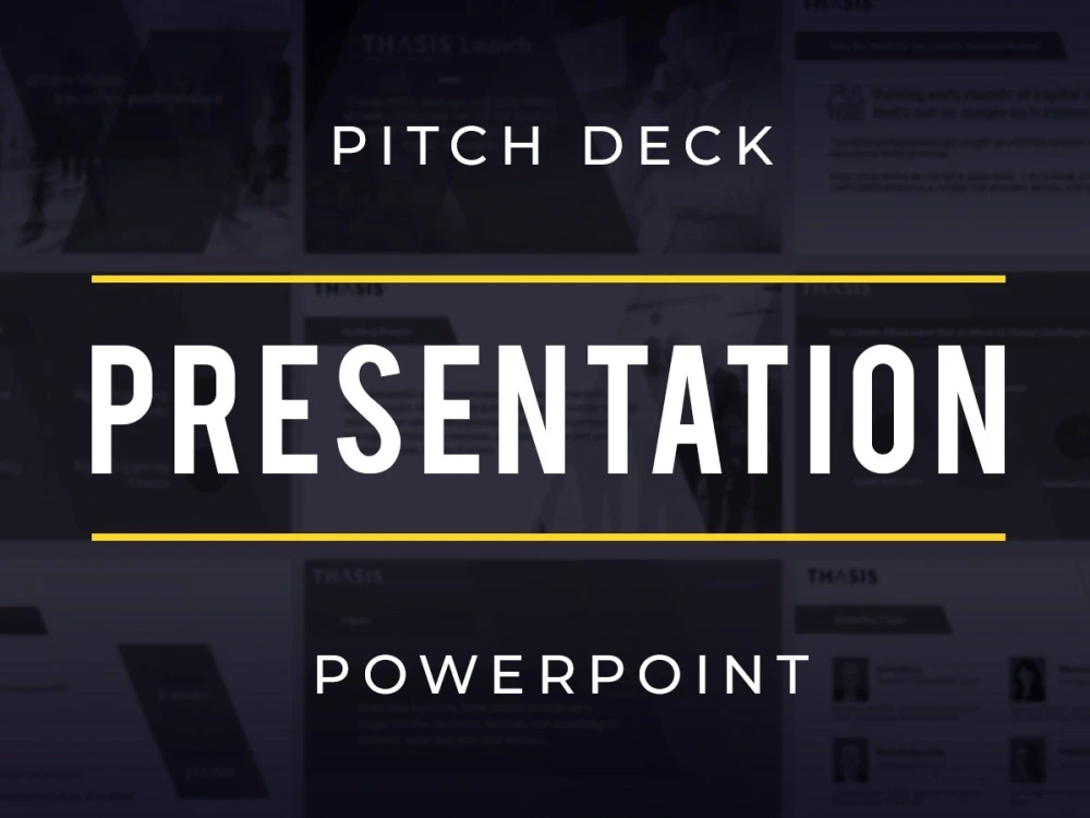 A professional Pitch deck/ Powerpoint resentation | Upwork
