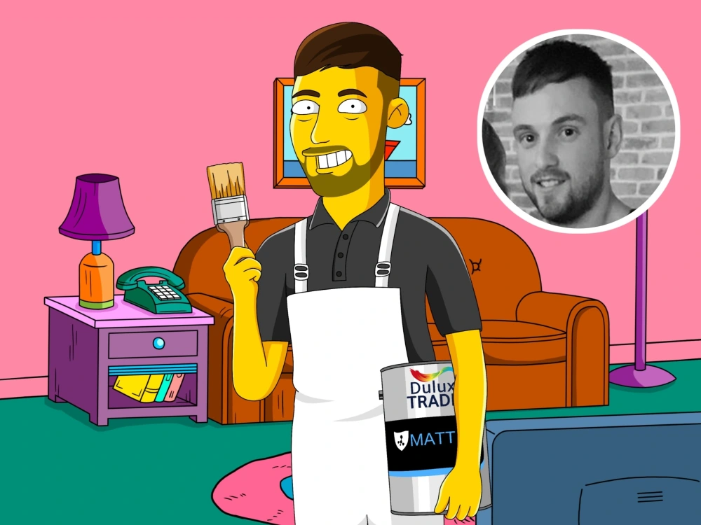 Custom drawing the simpsons cartoon character | Upwork