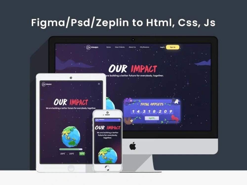 PSD, Figma, Sketch, Zeplin, XD To HTML, CSS, BootStrap or flex conversion | Upwork