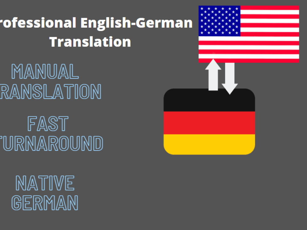 A Professional Native German, English to German Translation | Upwork