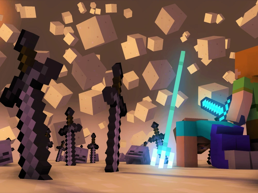 An amazing Minecraft Render Scene | Upwork