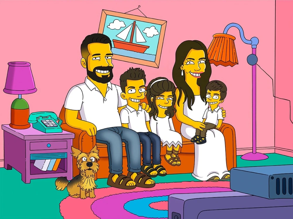 A portrait in simpsons style | Upwork