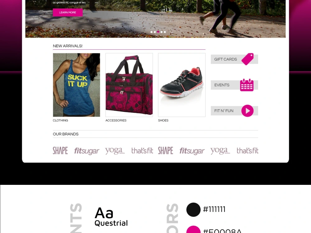 A responsive website design with brand exclusive icons | Upwork