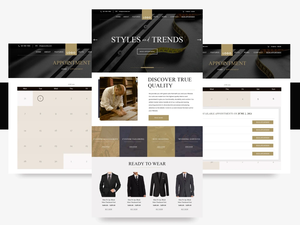 Appealing designs for your landing pages/website | Upwork