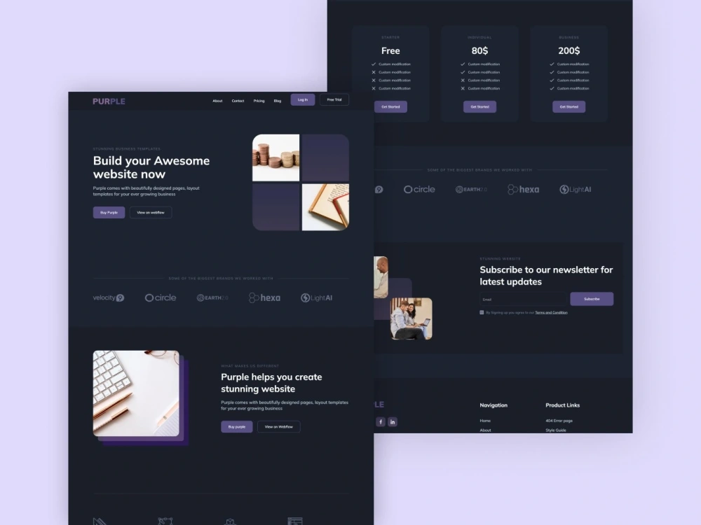 An amazing website designed in figma and developed in webflow | Upwork