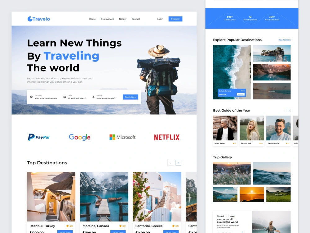 A Modern High-Quality Website UI/UX design for your Business | Upwork