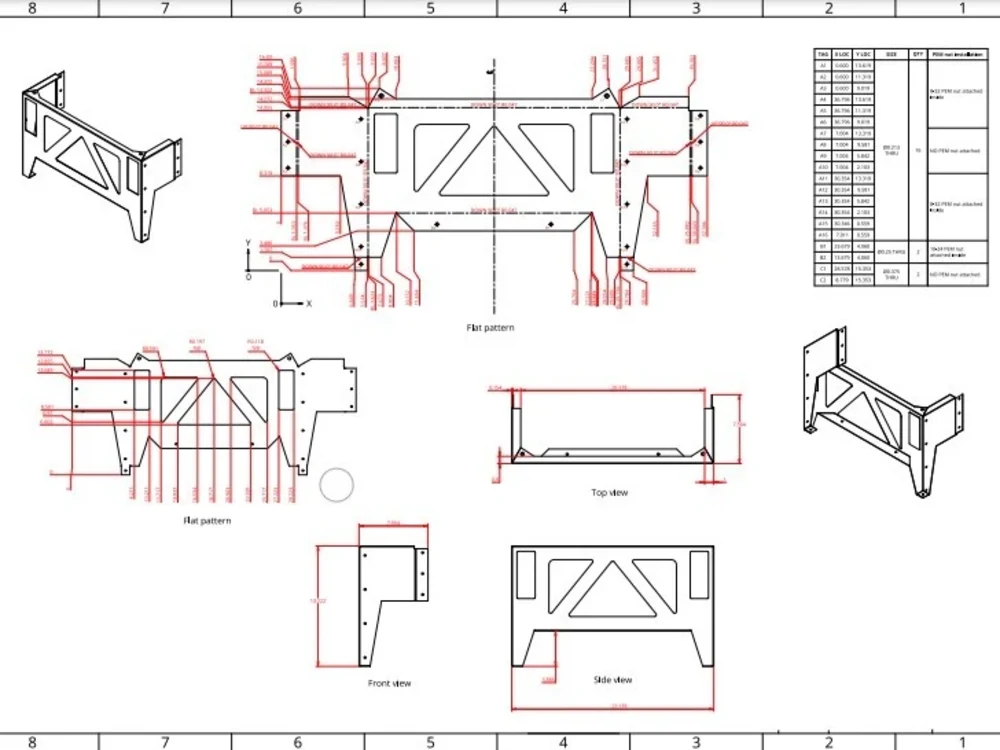 Professional manufacturing and assembly drawings | Upwork