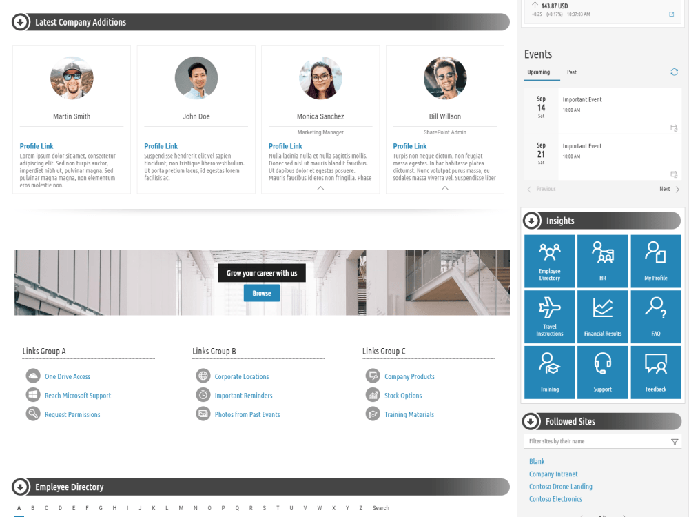 SharePoint Intranet portal, digitalized process & Automated forms | Upwork