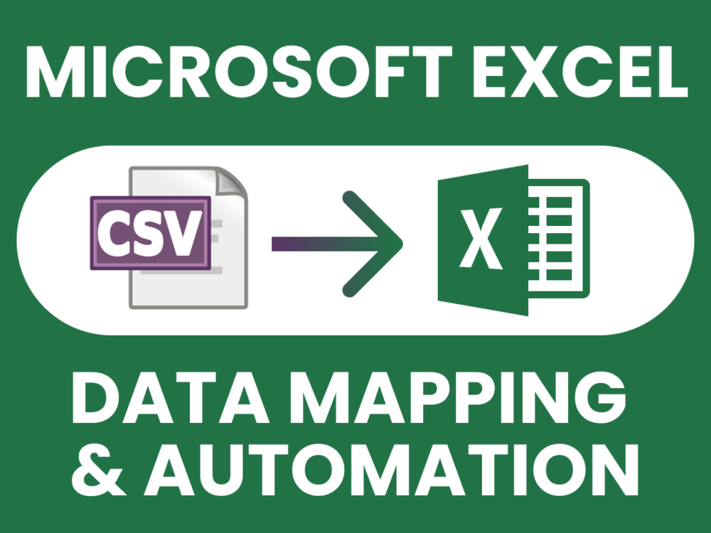 An Excel data processing / automation tool mapping CSV to required format | Upwork