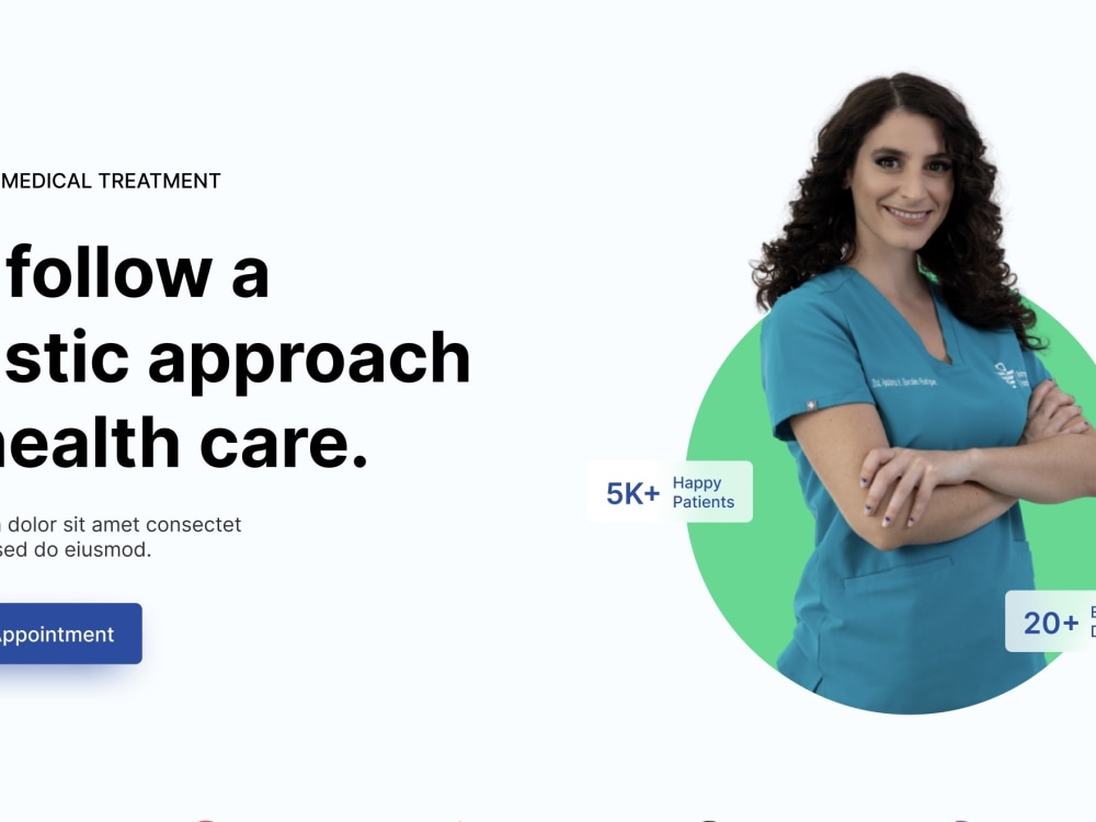 Customizable Hospital Management Website UI/UX design for optimal ...