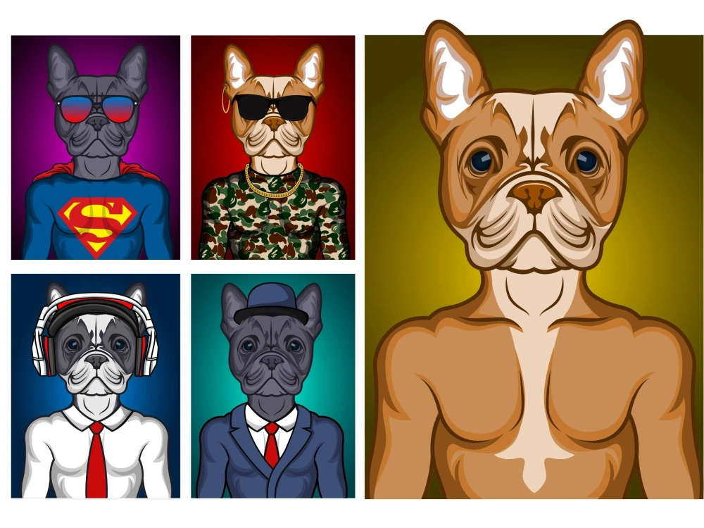 5 NFT art cartoon collection in Just $25 | Upwork