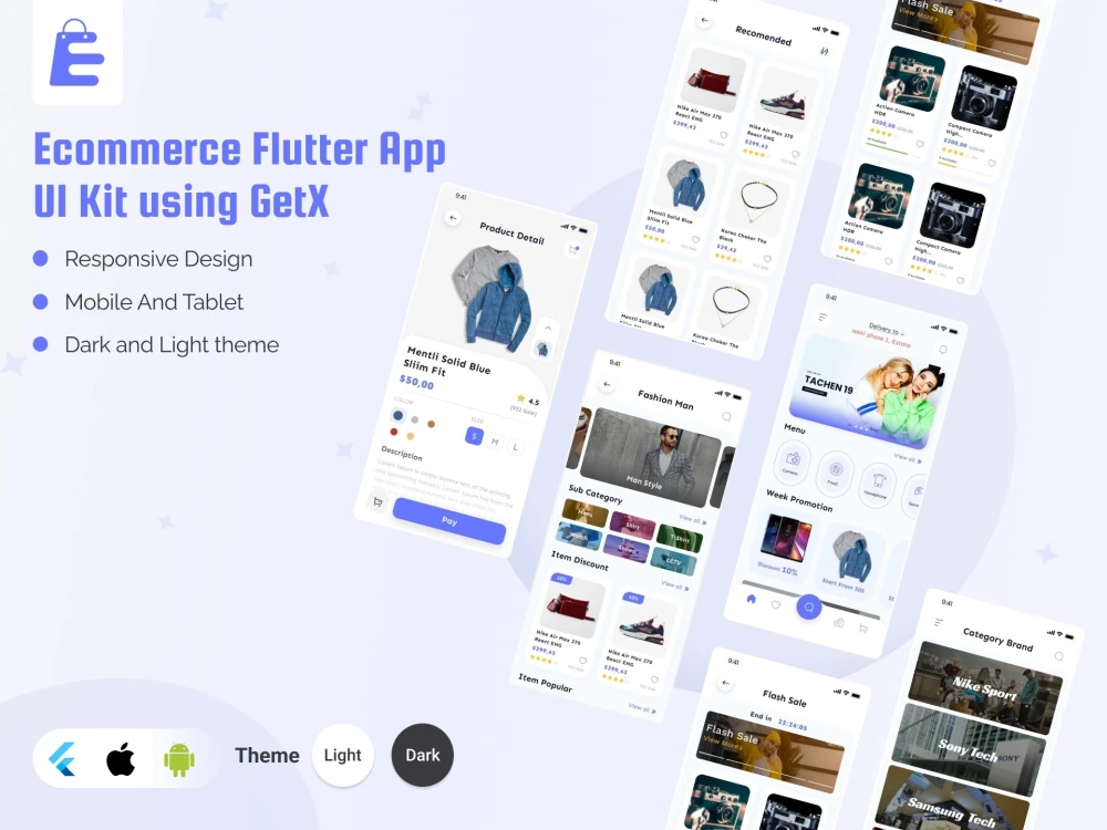Awesome Flutter UI/UX Work using GetX/Bloc/Provider pattern. | Upwork