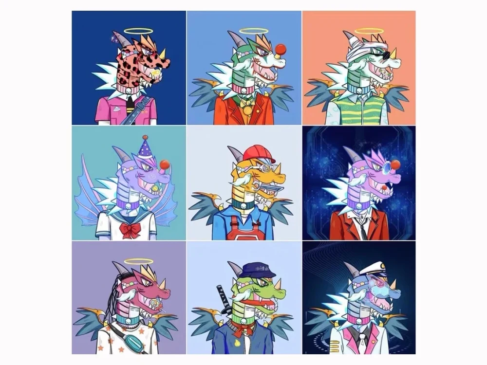 Unique draw anime NFT collections style azuki, pixel, cryptopunk, and ...