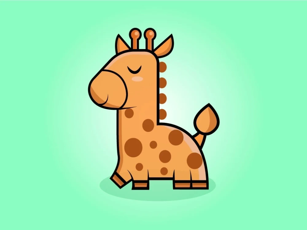 2D cute animal cartoon character | Upwork