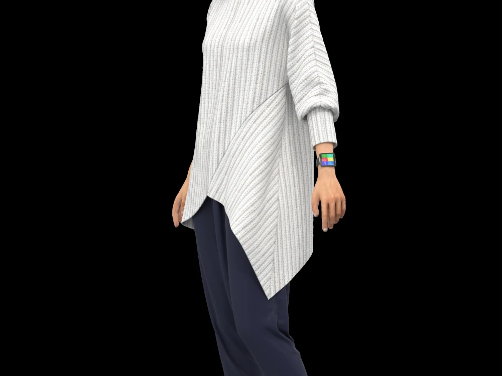 A digital fashion catwalk animation of your designed clothing. | Upwork