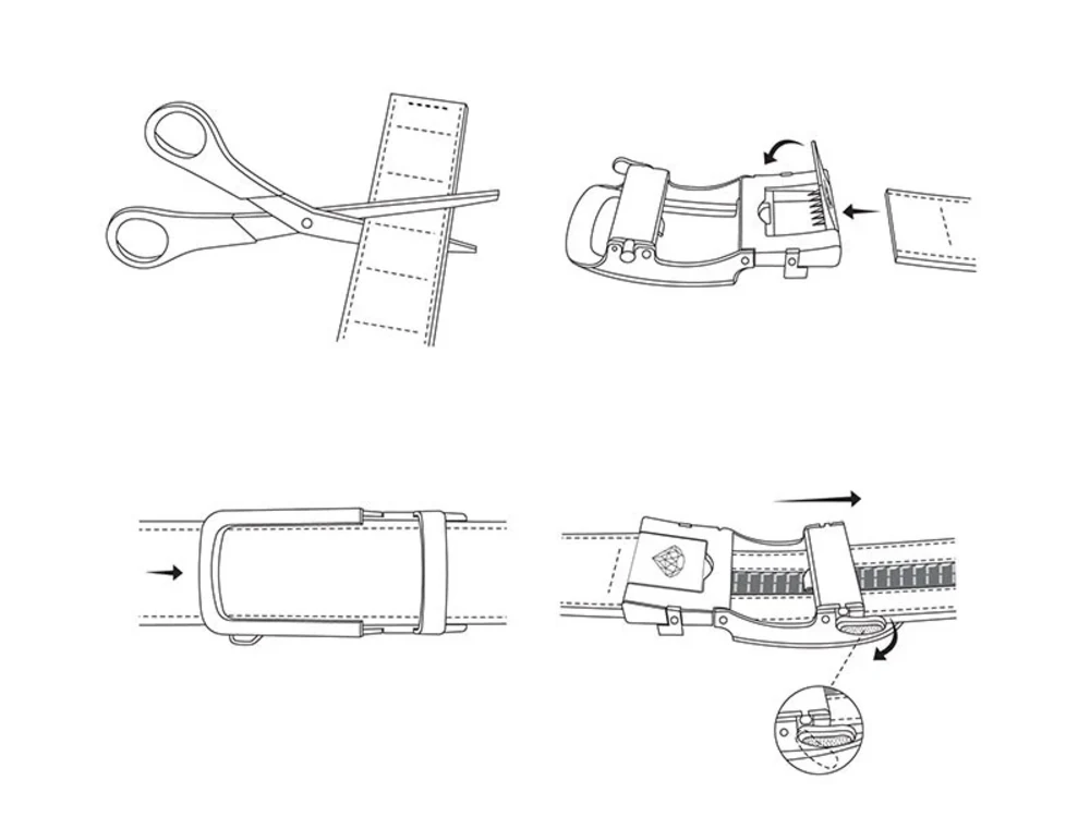 Instruction manual, technical illustration, product line art, vector ...