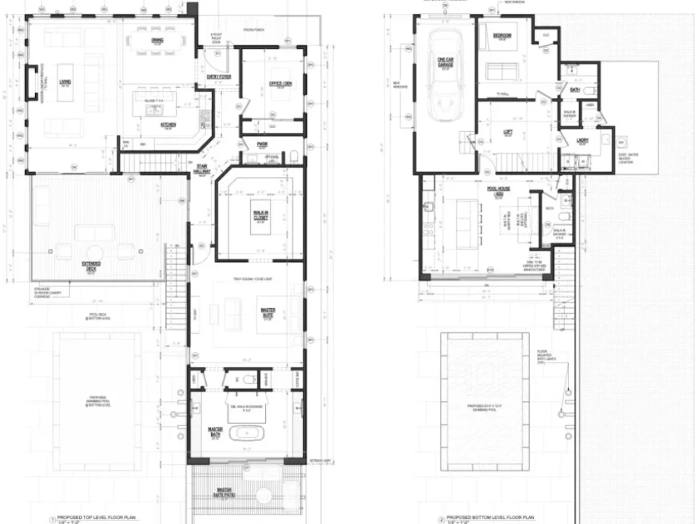 Well detailed plans of your architectural project done in CAD | Upwork