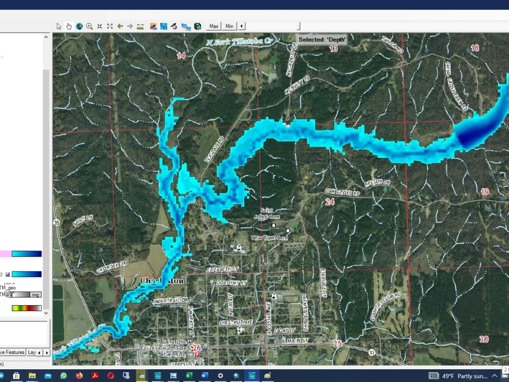 Hydraulic models of Flood, Sediments transport, Dam breach using HEC ...