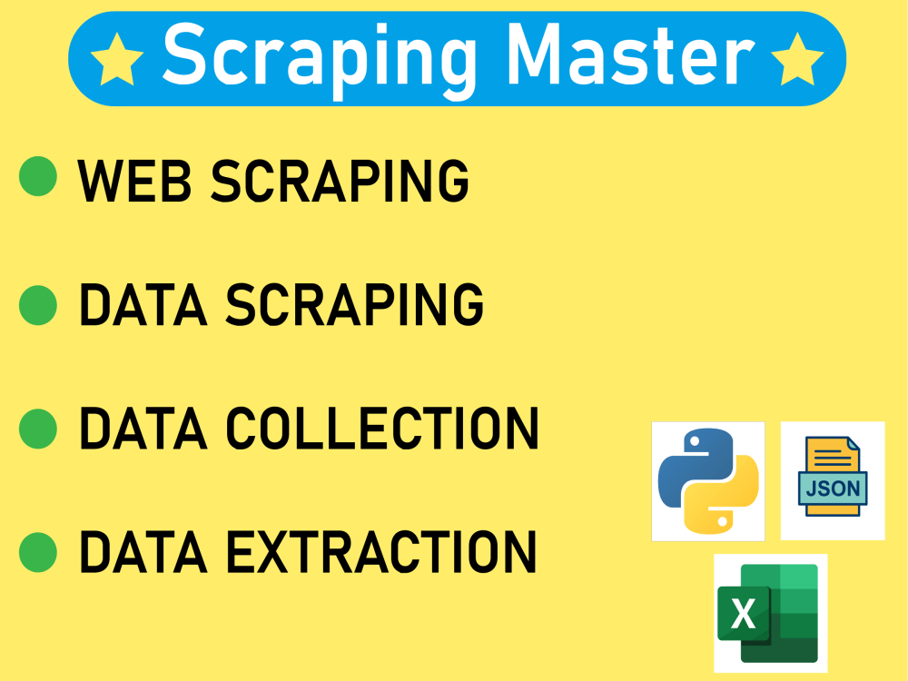 Web Scraping, Data Mining and web crawling of Any website | Upwork