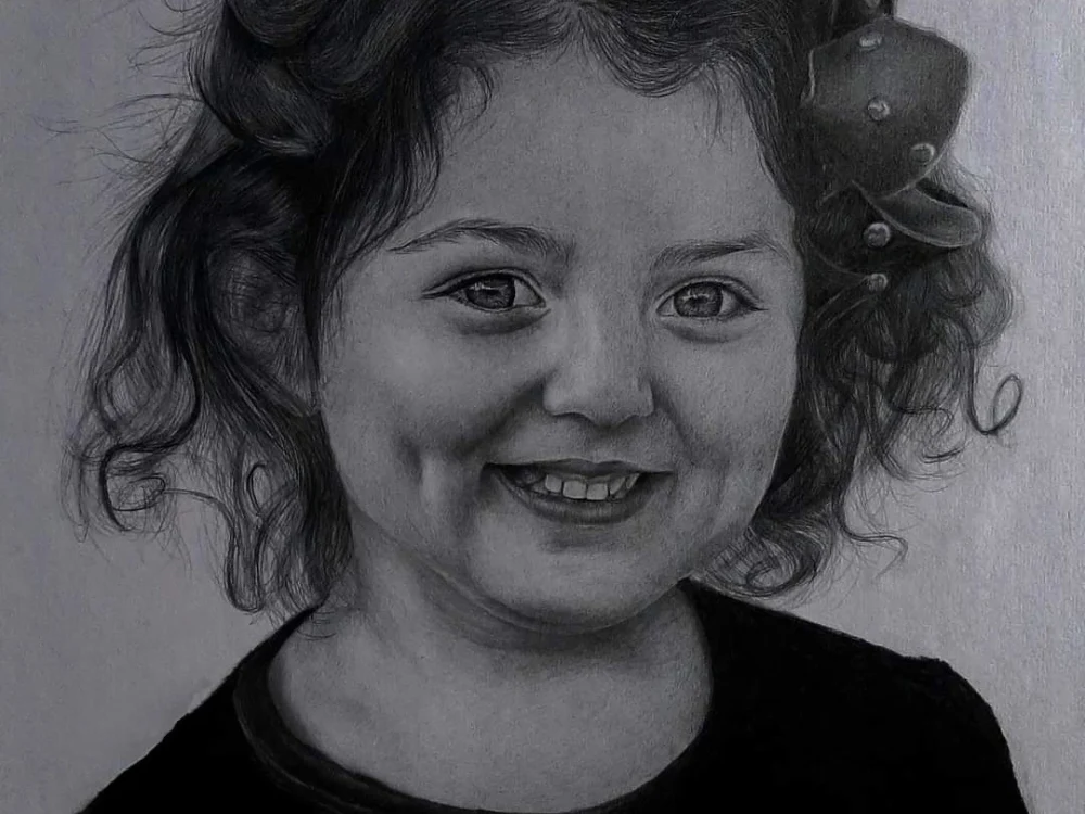 Hyper realistic Pencil portrait and colour portrait sketch with video ...